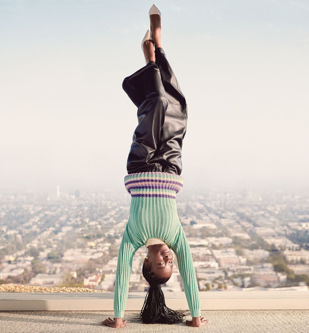 Amanda Gorman by Kennedi Carter in Porter Edit Talks Connecting Fashion ...