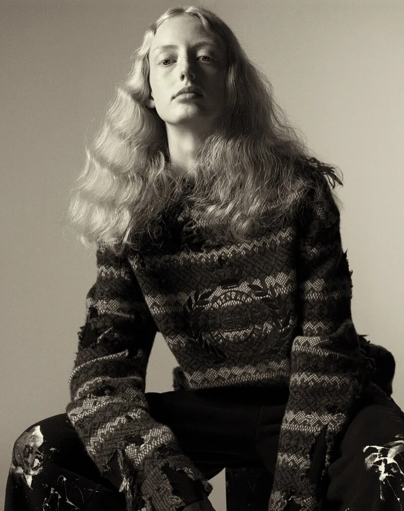 Josh Olins Eyes Non-Grandma, Colorful Knits for WSJ Magazine Fall 2021 ...