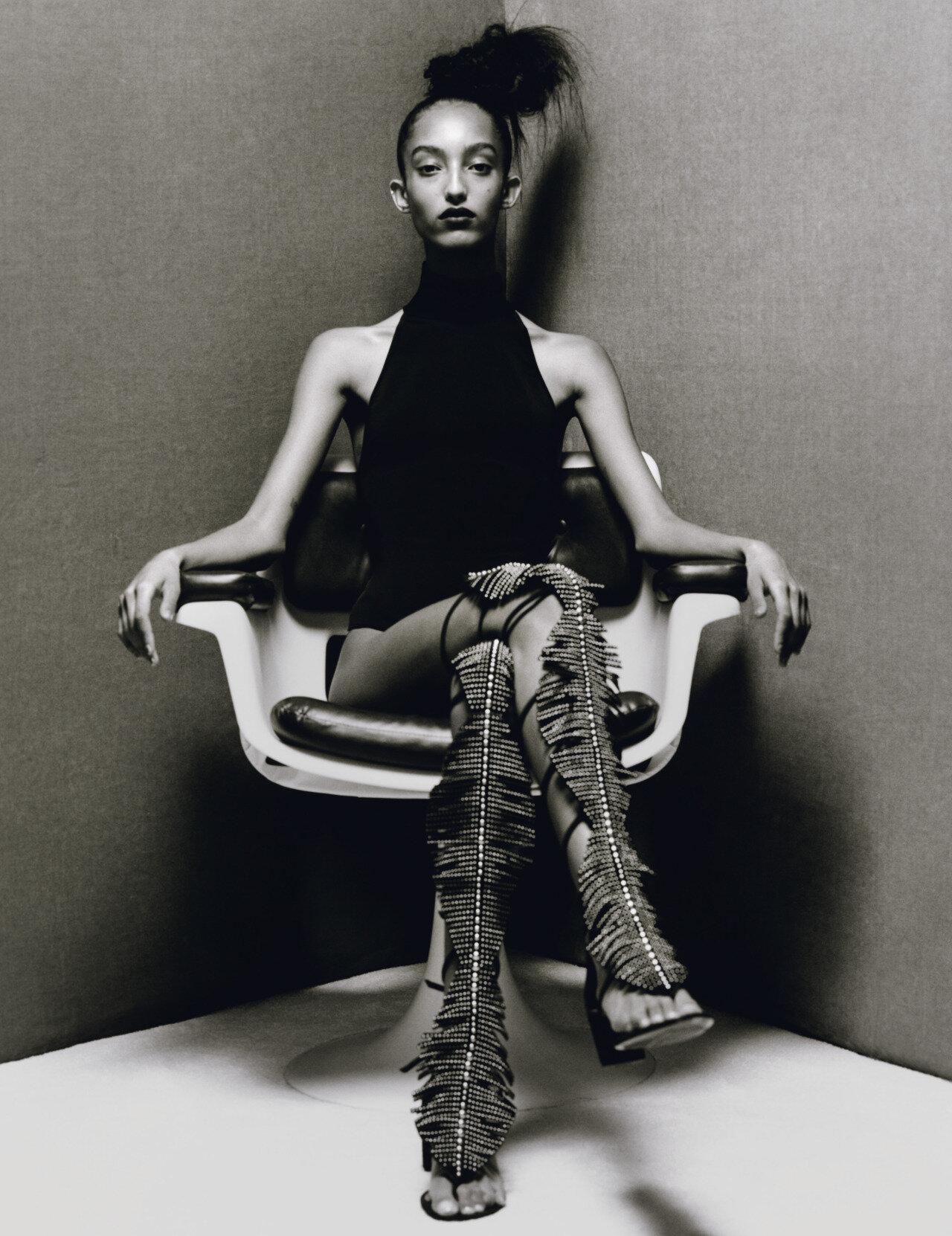 Mona Tougaard Wears Alaïa by Pieter Muller in i-D No. 364 by Luis ...