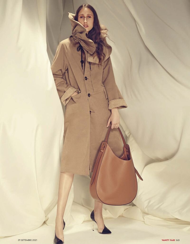 Anna Cleveland Wears Noble Origins Coats for Vanity Fair Italia — Anne ...
