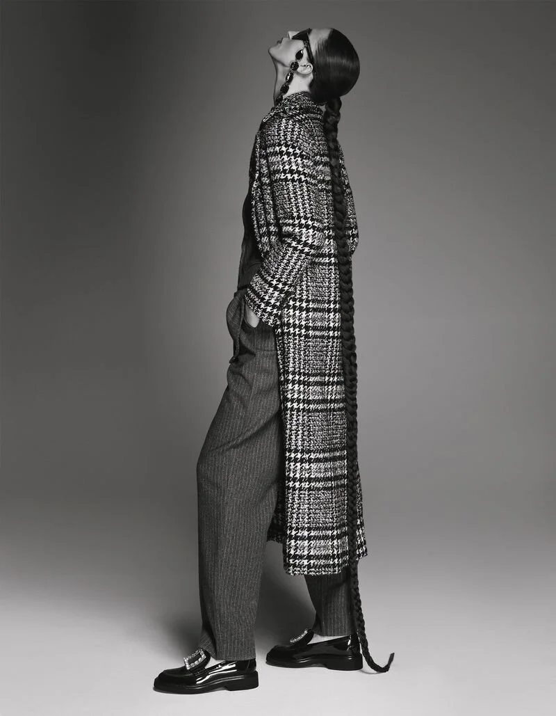 Anna Cleveland Wears Noble Origins Coats for Vanity Fair Italia — Anne ...