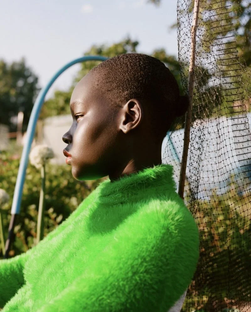 Ajok Daing's Gardening Project Toby Coulson in Vogue Poland — Anne of ...