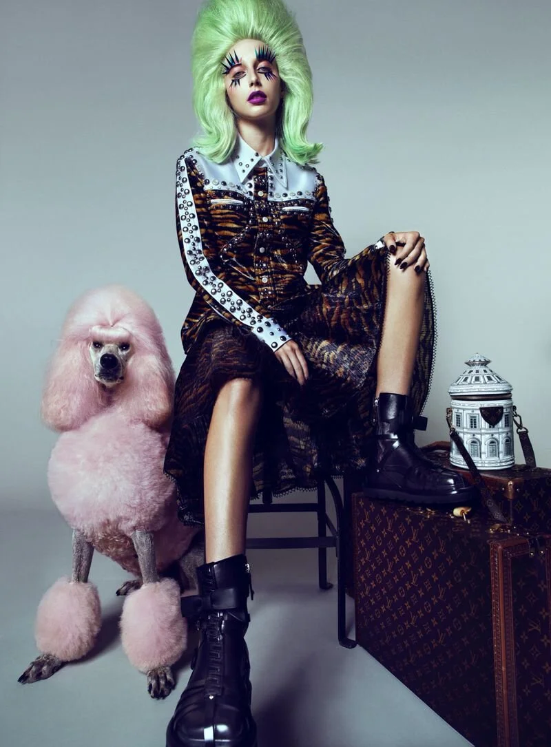 Emma Chamberlain in Louis Vuitton X Fornasetti in V Magazine — Anne of ...