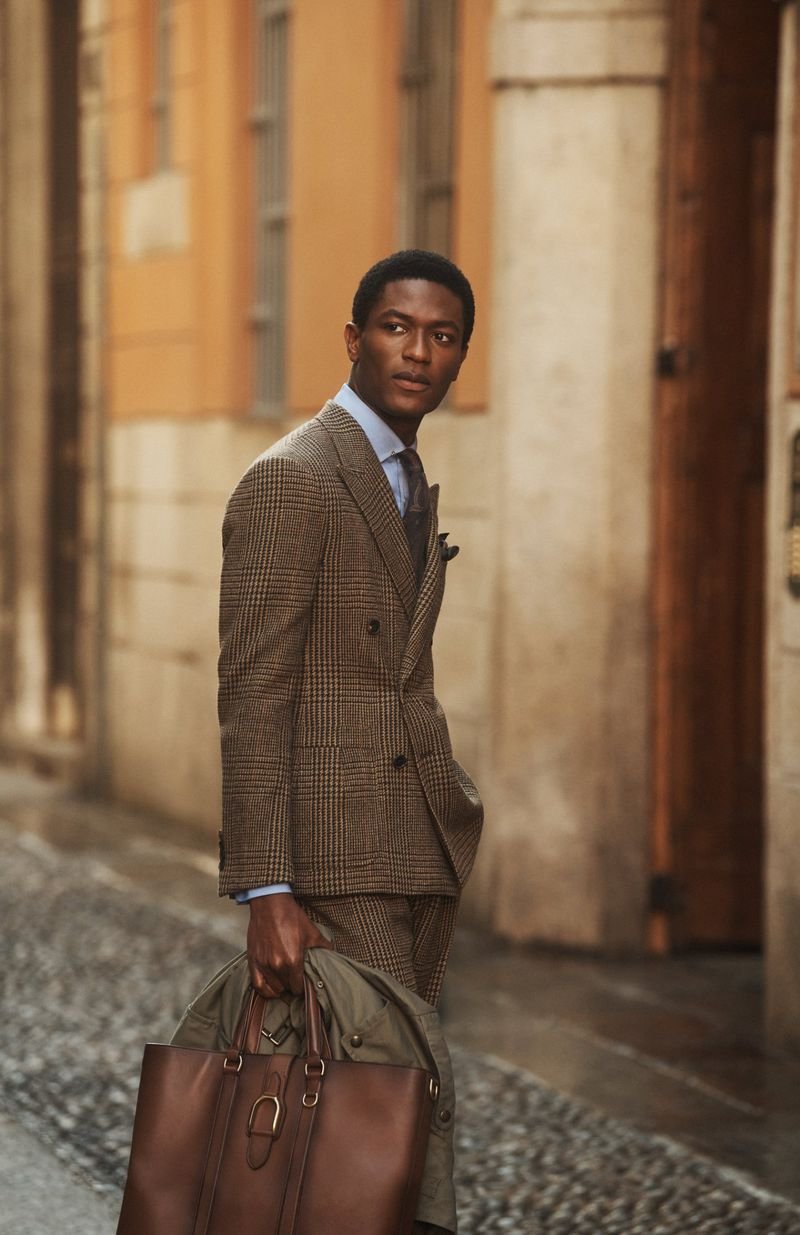 Ralph Lauren Shot Purple Fall 2021 Campaign in Milan — Anne of Carversville