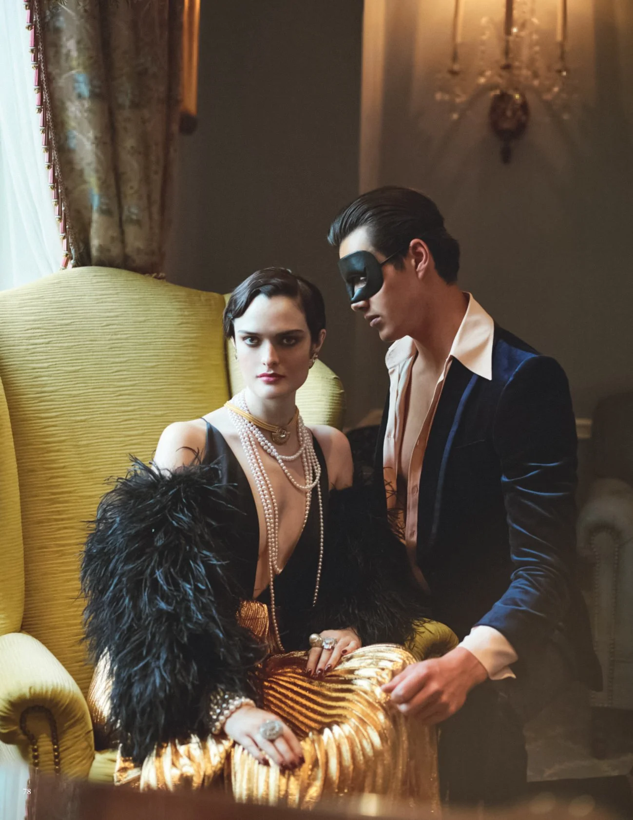 Sam Rollinson Plays the 'Scandalous' Duchess of Argyll in Tatler ...