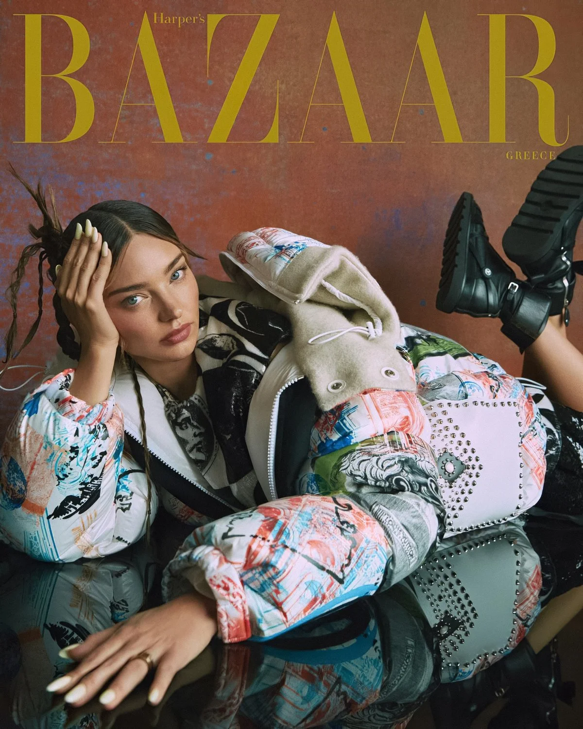 Miranda Kerr Covers Harper's Bazaar Greece New Style Trends — Anne of ...