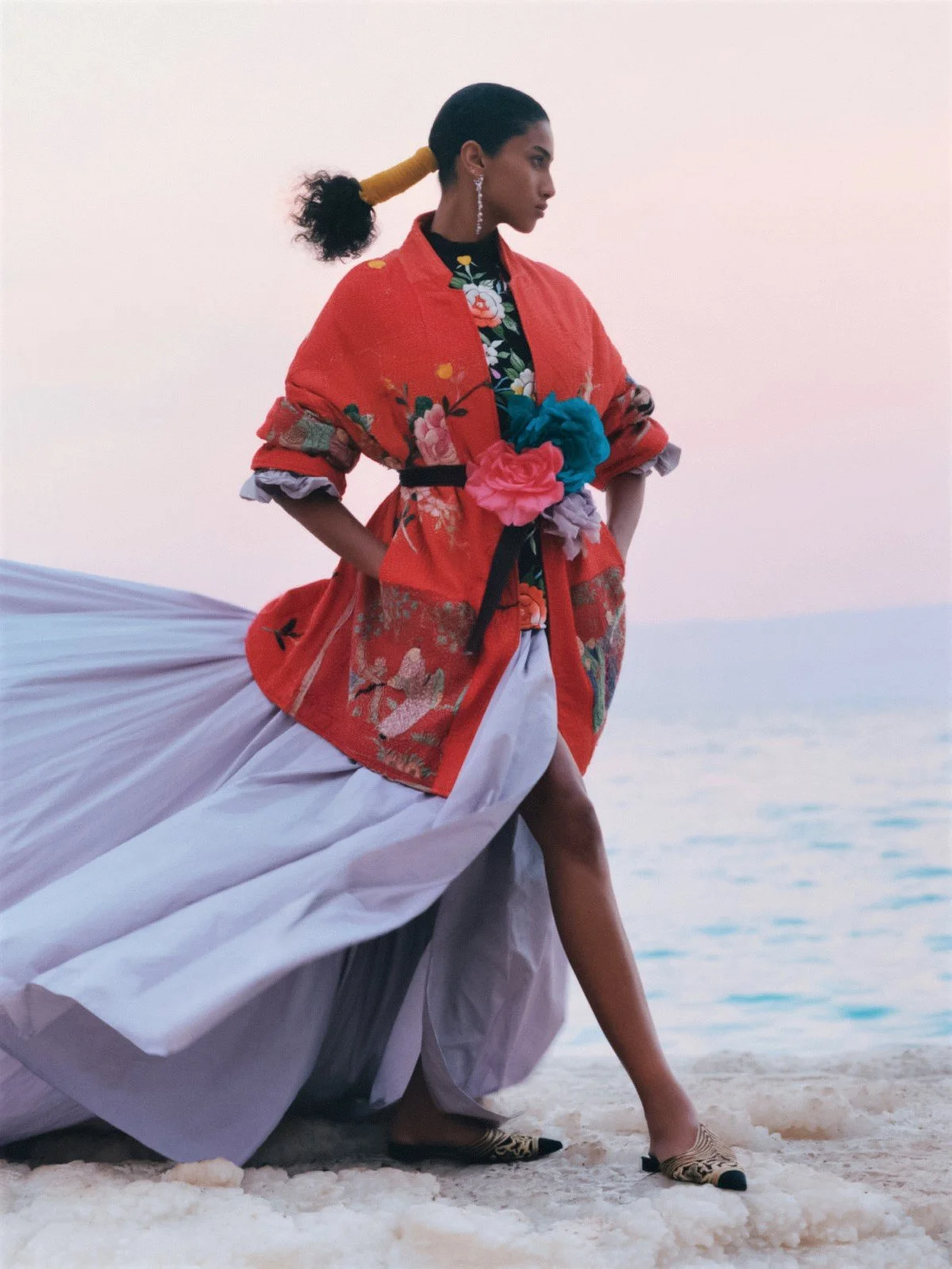 He Cong and Imaan Hammam by Eddie Wrey for British Vogue — Anne of ...