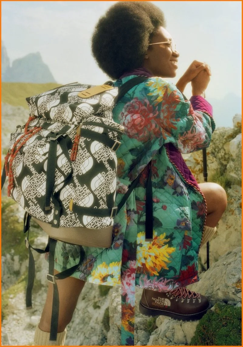 GUCCI X The North Face Lands Camp Happy Colors, Patterns — Anne of ...
