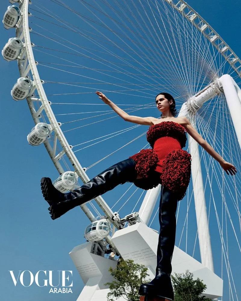 Valeria Gomez in 'City Vibes' by Sam Rawadi for Vogue Arabia — Anne of ...