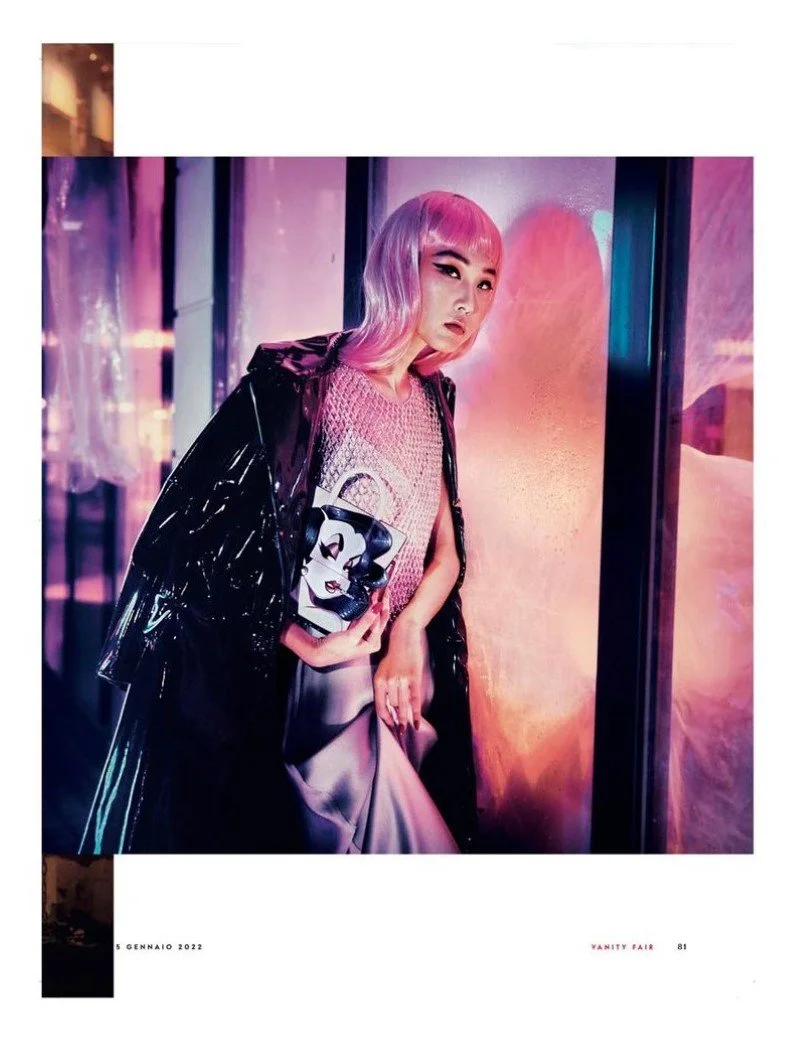 Signe Vilstrup Flashes 'Night Out' Glam Vanity Fair Italia January ...