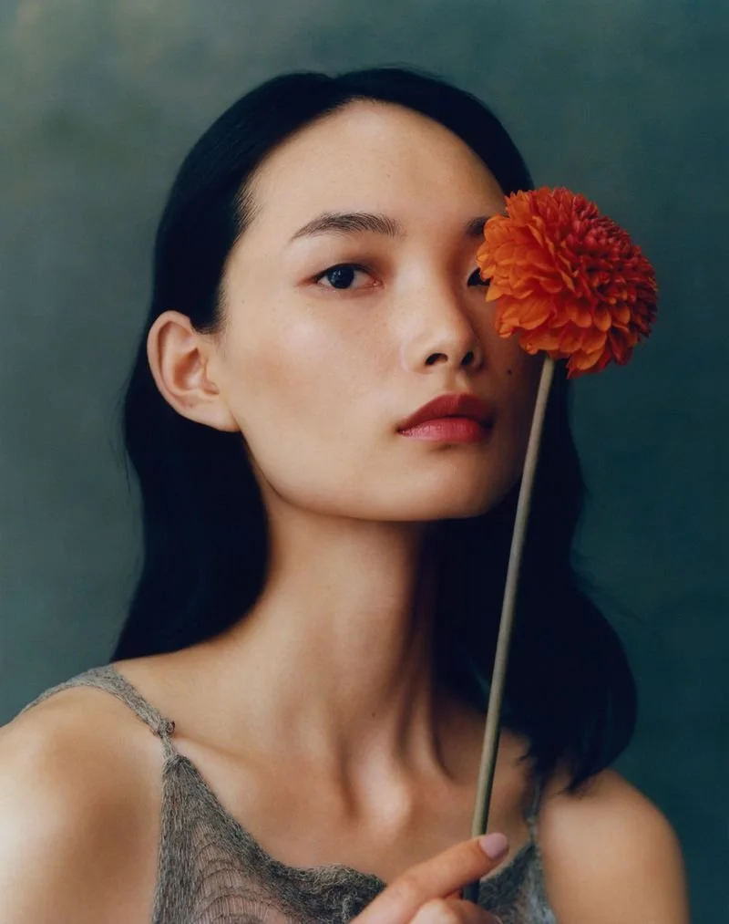 Ling Chen Shows Her 'Better Nature' Beauty in Vogue UK January — Anne ...