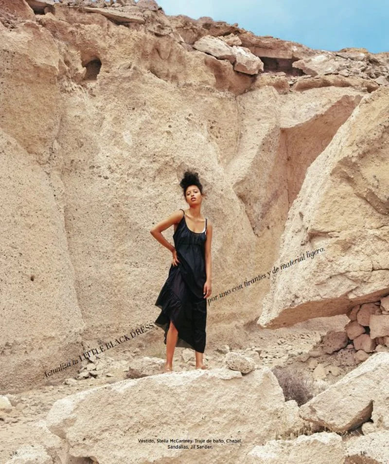 Amy Sarr by Joaquin Burgueño in 'Lava Shores' Harper's Bazaar Mexico ...