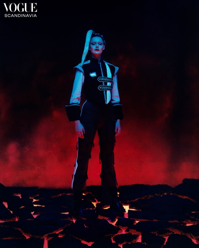 Ice Queen Frida Gustavsson in Vogue Scandinavia February 2022 — Anne of ...