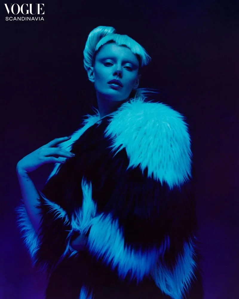 Ice Queen Frida Gustavsson in Vogue Scandinavia February 2022 — Anne of ...