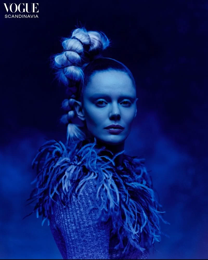 Ice Queen Frida Gustavsson in Vogue Scandinavia February 2022 — Anne of ...