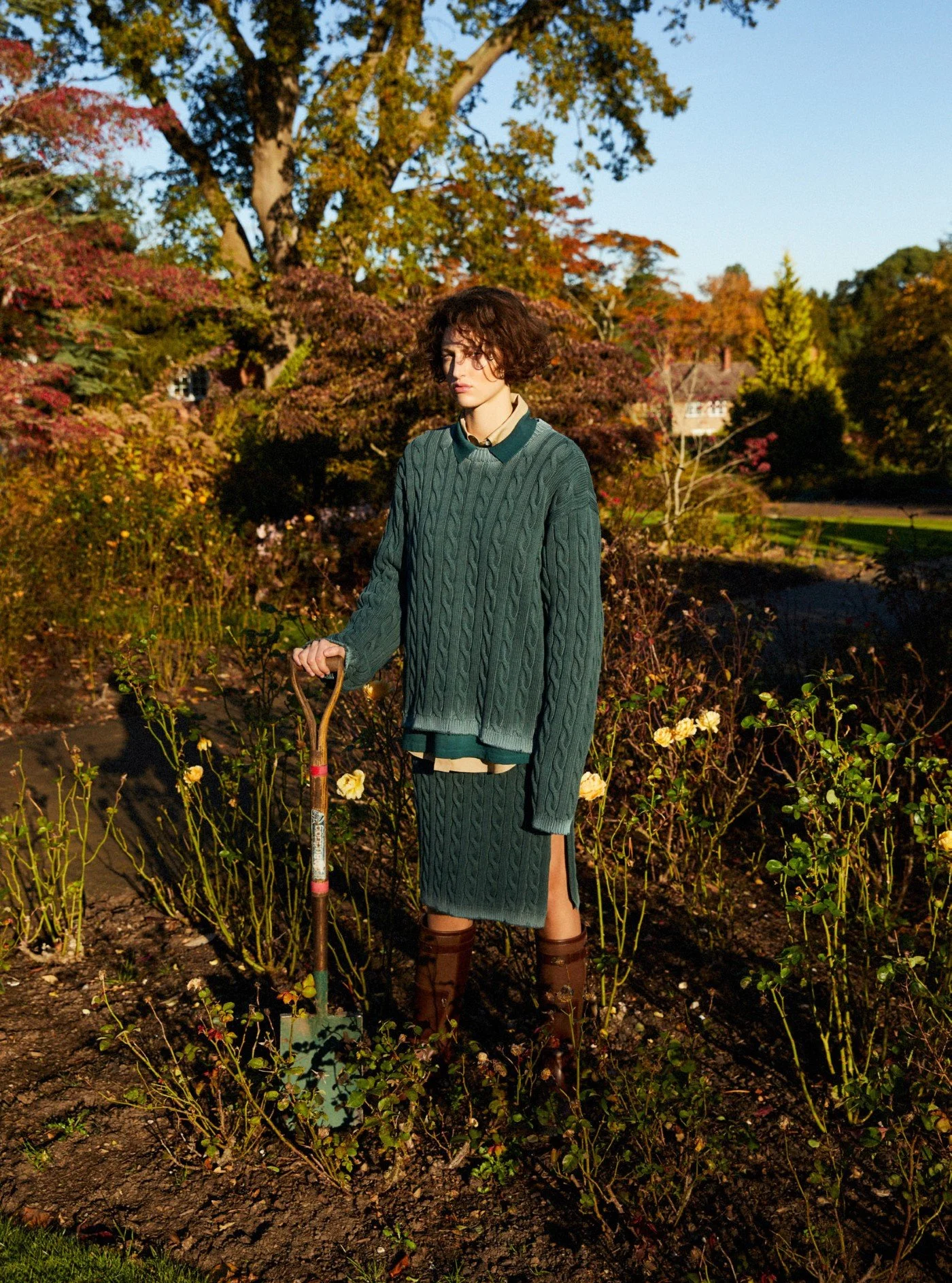 Amber Witcomb in Nature's Extravagance Harper's Bazaar UK — Anne of ...