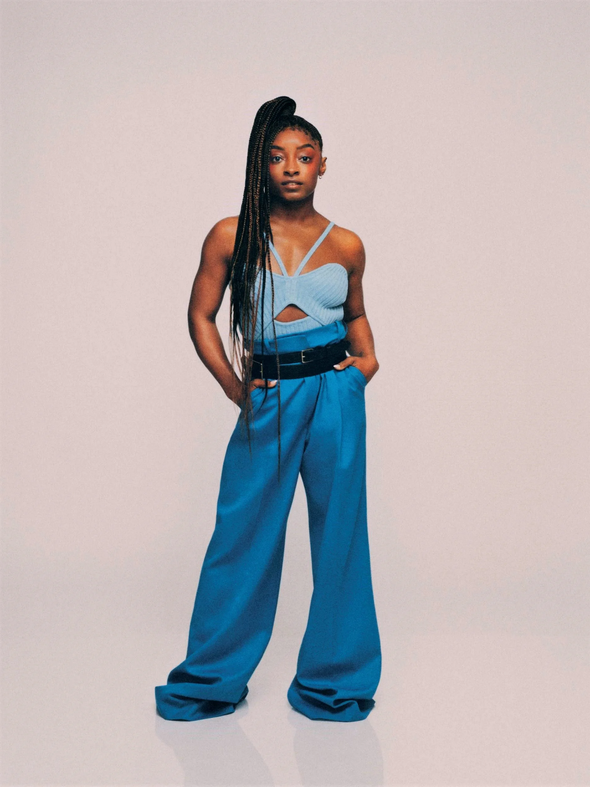 Simone Biles Finds 'A New High' by Kennedi Carter in Porter Edit — Anne ...
