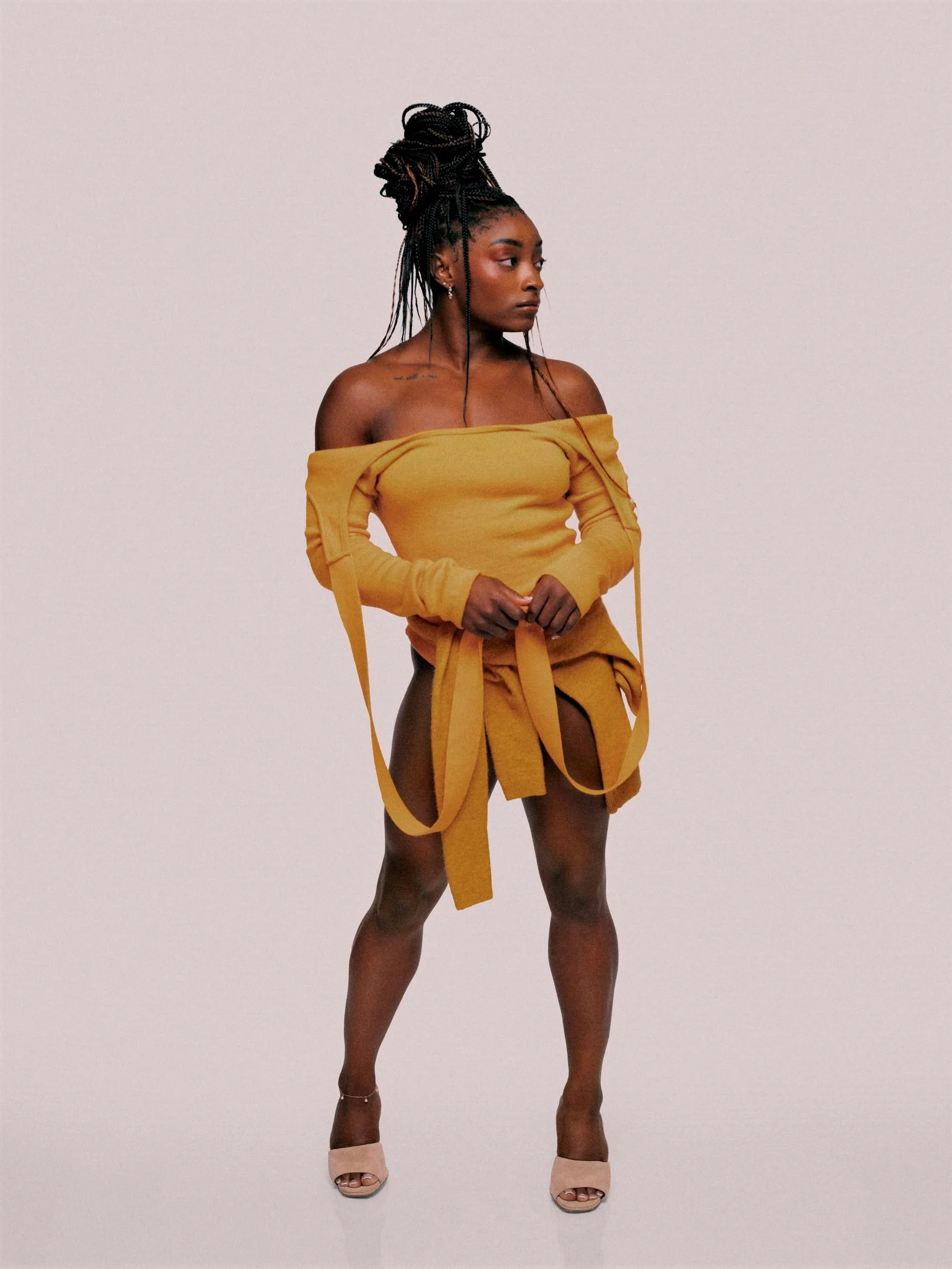 Simone Biles Finds 'A New High' by Kennedi Carter in Porter Edit — Anne ...