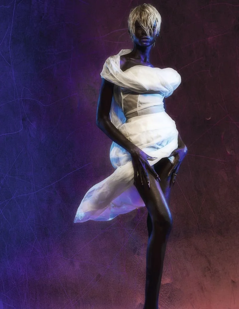 Mario Vivanco Flashes Anyiel Majok in 'Imagine' for 10 Magazine — Anne of Carversville