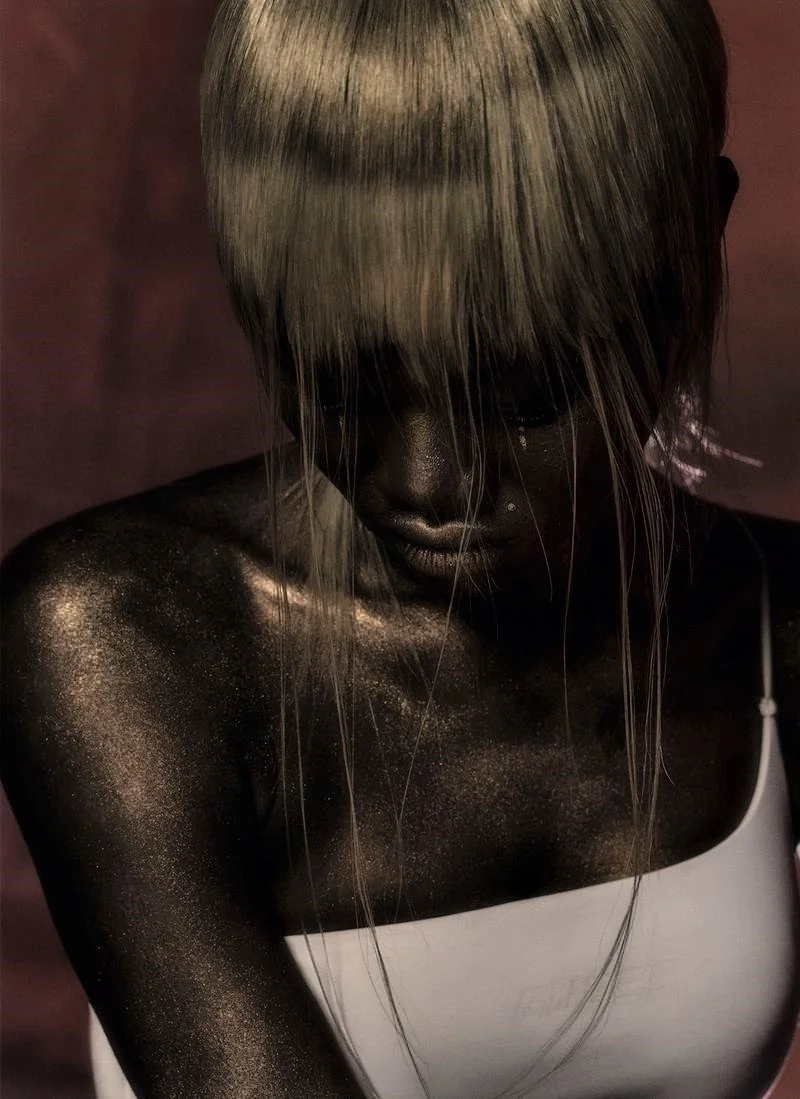 Mario Vivanco Flashes Anyiel Majok in 'Imagine' for 10 Magazine — Anne of Carversville