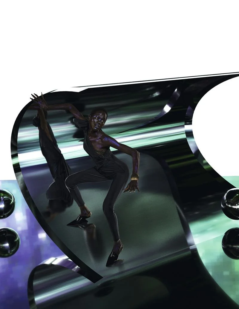 Mario Vivanco Flashes Anyiel Majok in 'Imagine' for 10 Magazine — Anne of Carversville