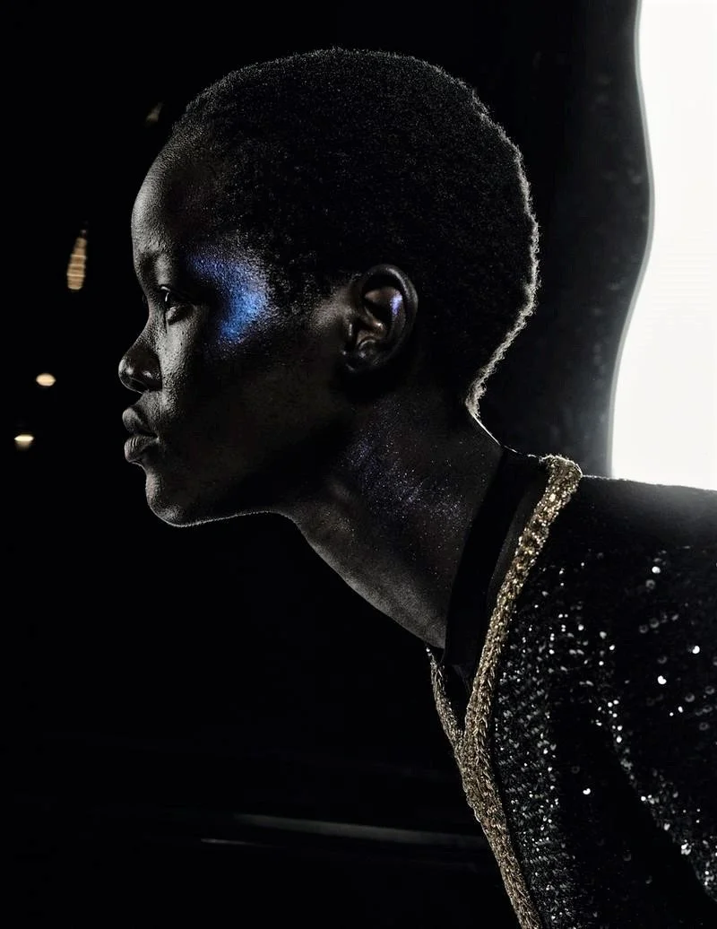 Mario Vivanco Flashes Anyiel Majok in 'Imagine' for 10 Magazine — Anne of Carversville