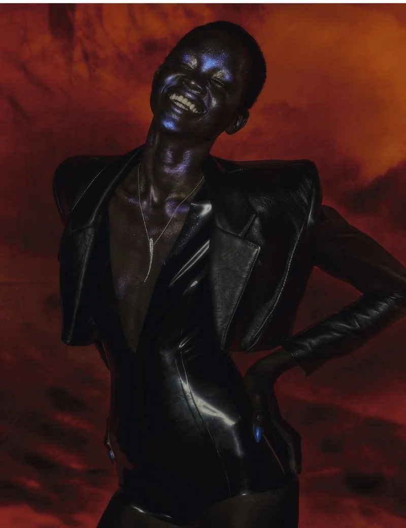 Mario Vivanco Flashes Anyiel Majok in 'Imagine' for 10 Magazine — Anne of Carversville