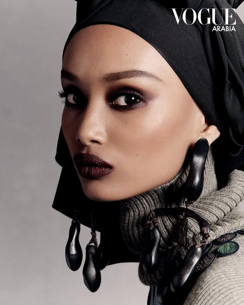 Ugbad Abdi and Hani Go Bold by Luigi & Iango for Vogue Arabia April ...