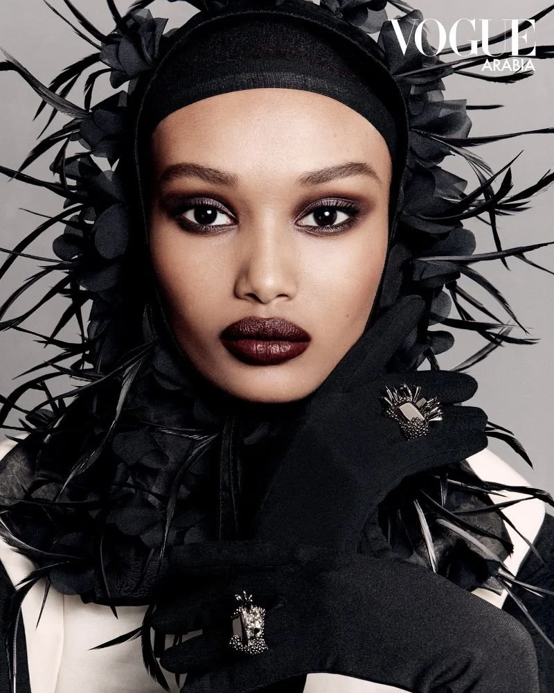 Ugbad Abdi and Hani Go Bold by Luigi & Iango for Vogue Arabia April ...