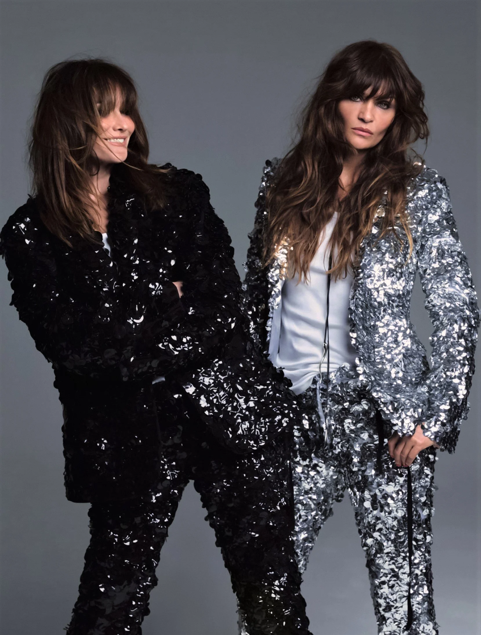 Carla Bruni, Helena Christensen by Nicos Bustos Vogue Greece April 2022 ...