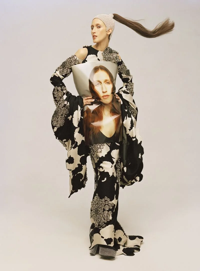 Anna Cleveland in 'Metamorphing' Style for Vanity Fair Italia April ...