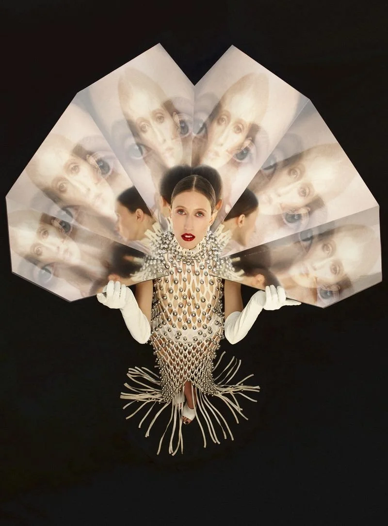 Anna Cleveland in 'Metamorphing' Style for Vanity Fair Italia April ...