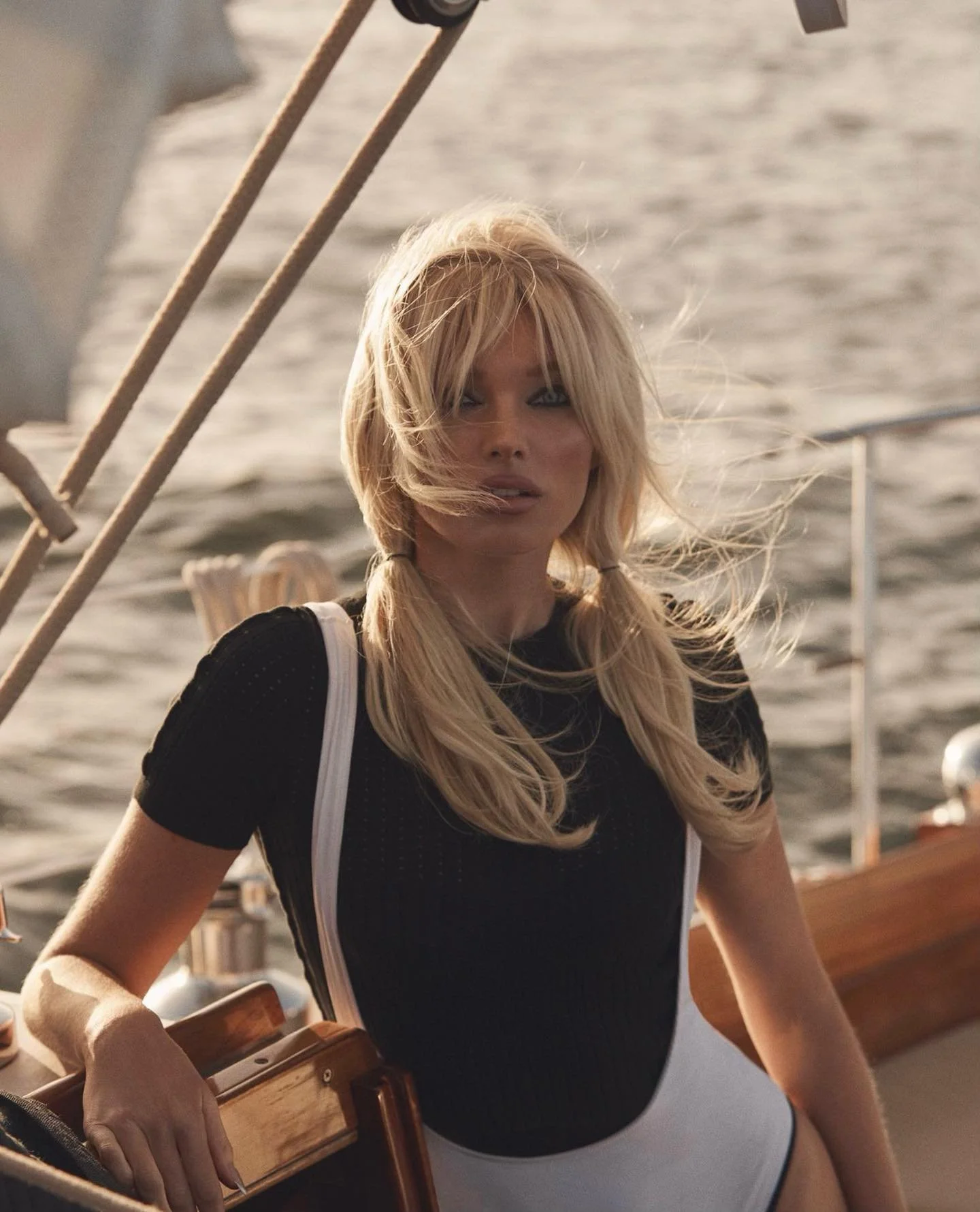 Elsa Hosk Channels Riviera '60s Style Harper's Bazaar Greece — Anne of ...
