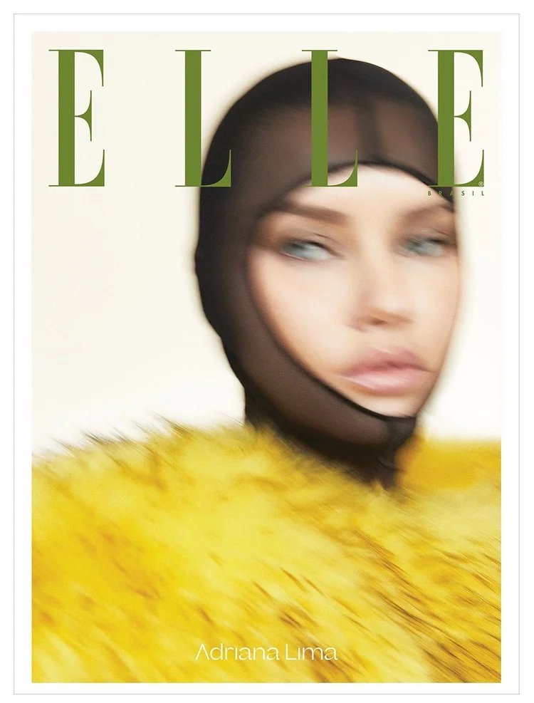 Adriana Lima Gives Pregnant Mama Nod to @badgalriri in ELLE Bazil ...