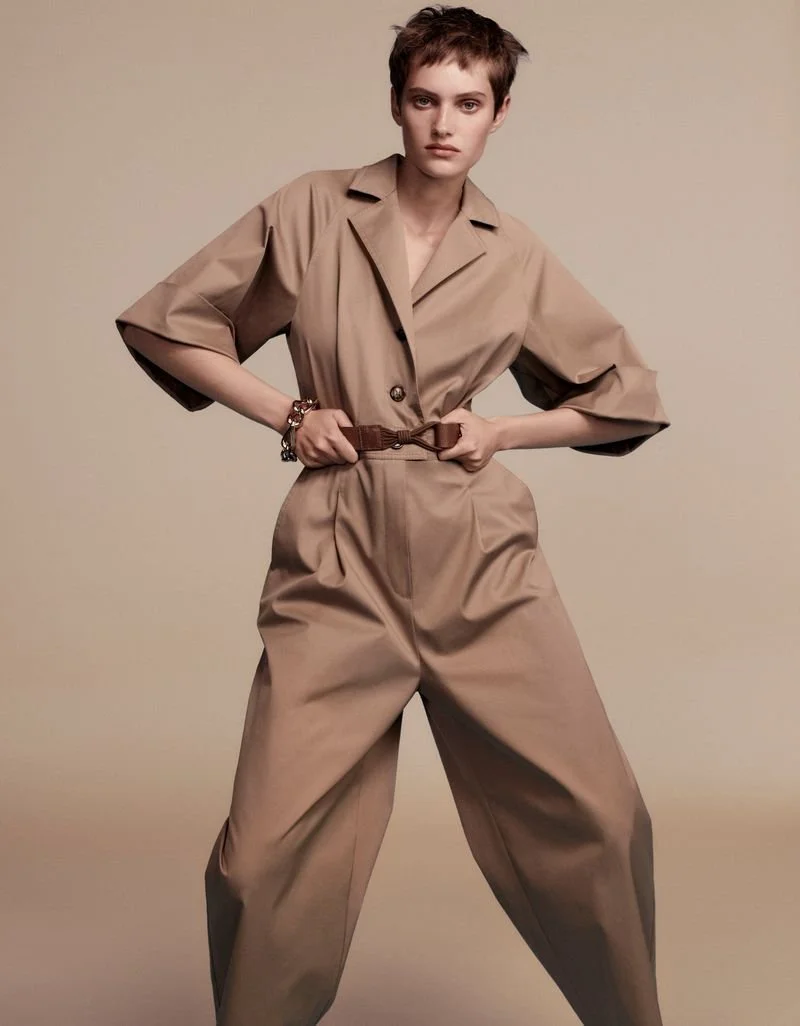 Greta Hofer Fronts Max Mara SS/2022 Digital Ads by Chris Colls — Anne ...