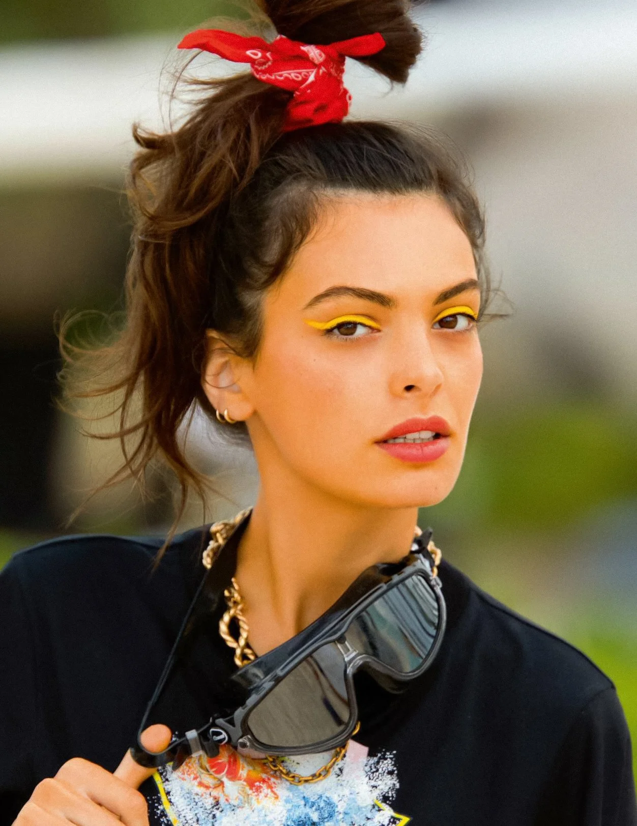 May Tager Shines in 'Colorissimo' Lensed by Hans Feurer for ELLE France ...