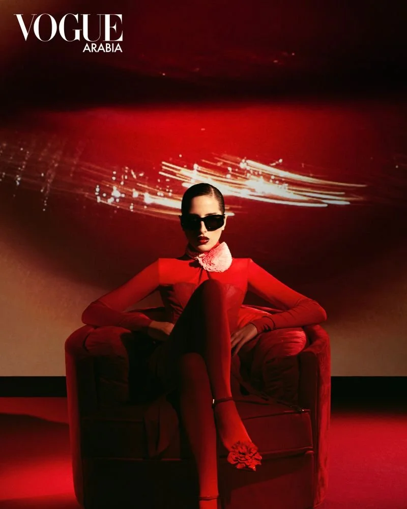 Taleedah Tamer's Fall Glamour by Nima Benati Vogue Arabia — Anne of ...