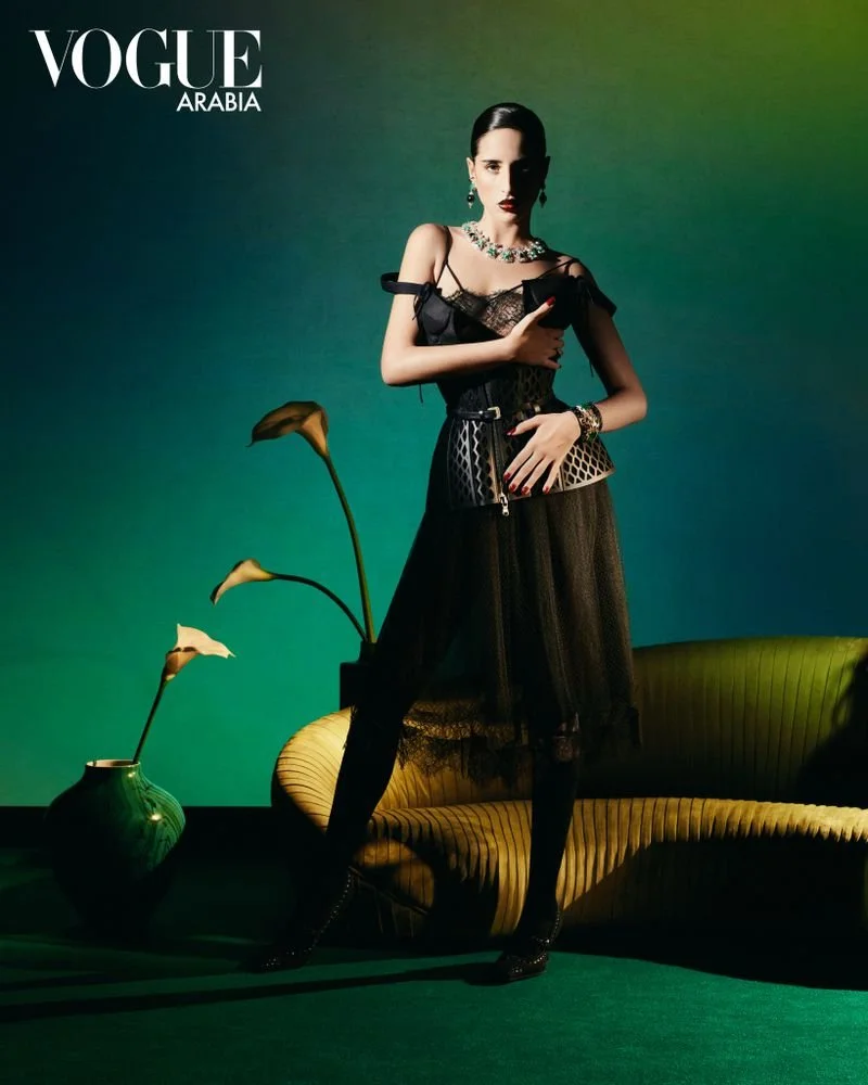 Taleedah Tamer's Fall Glamour by Nima Benati Vogue Arabia — Anne of ...