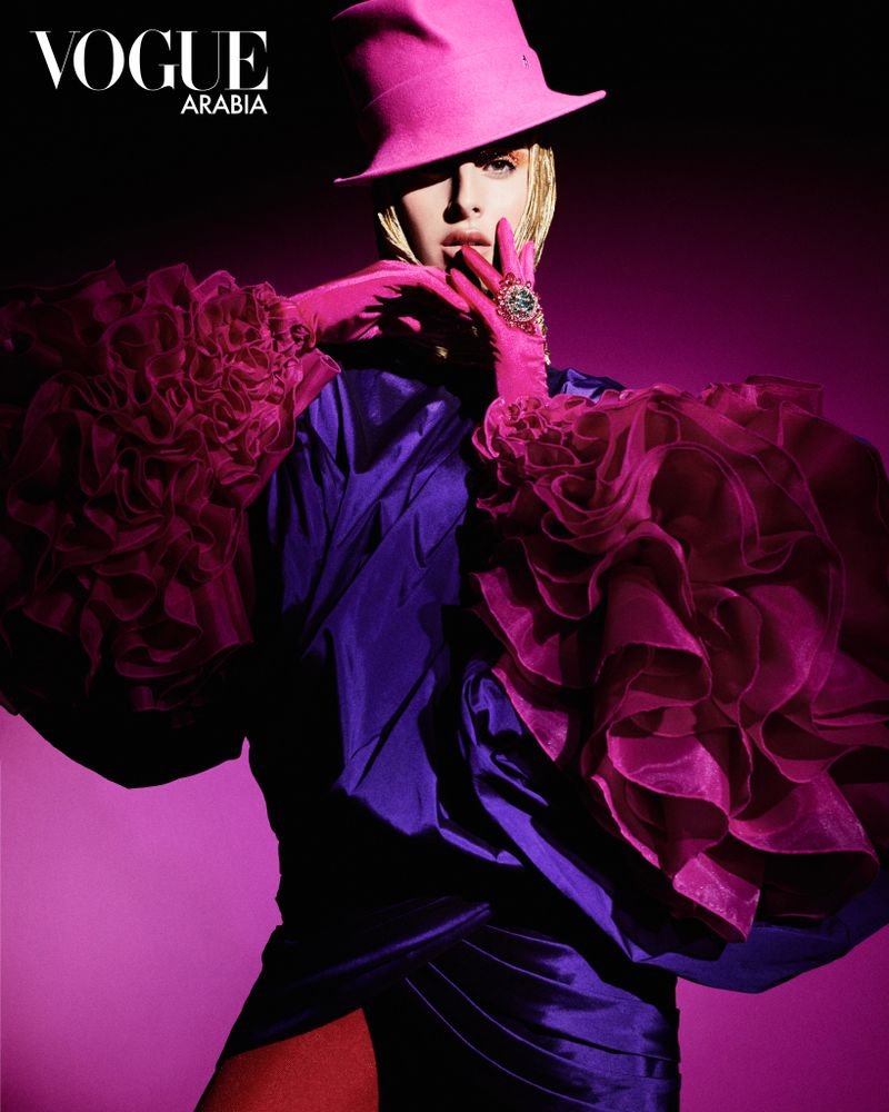 Taleedah Tamer's Fall Glamour by Nima Benati Vogue Arabia — Anne of ...