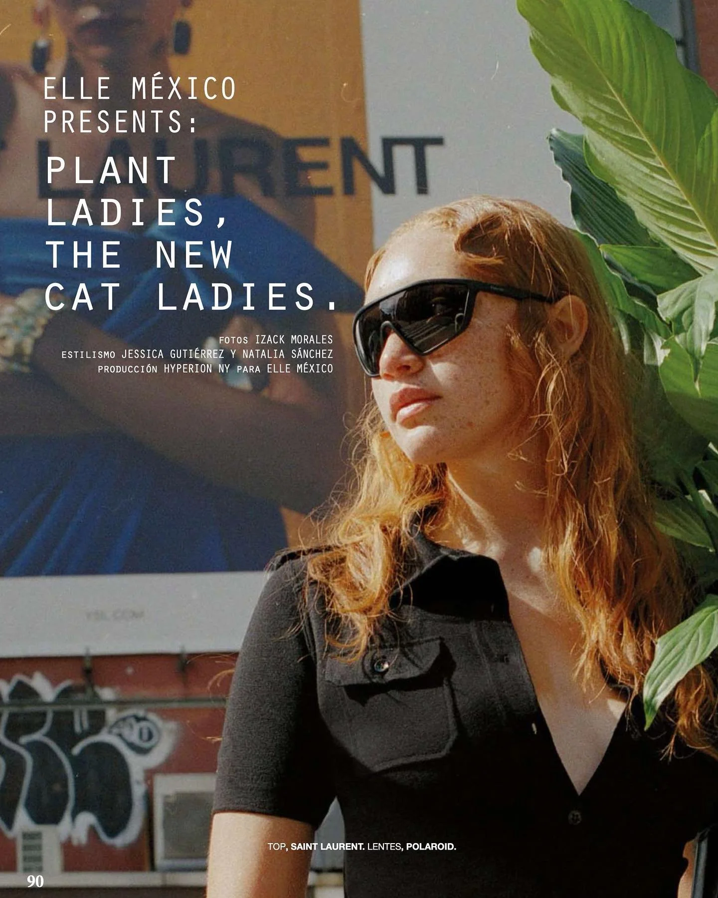 Tehya Elam in 'Plant Ladies, The New Cat Ladies' ELLE Mexico — Anne of ...