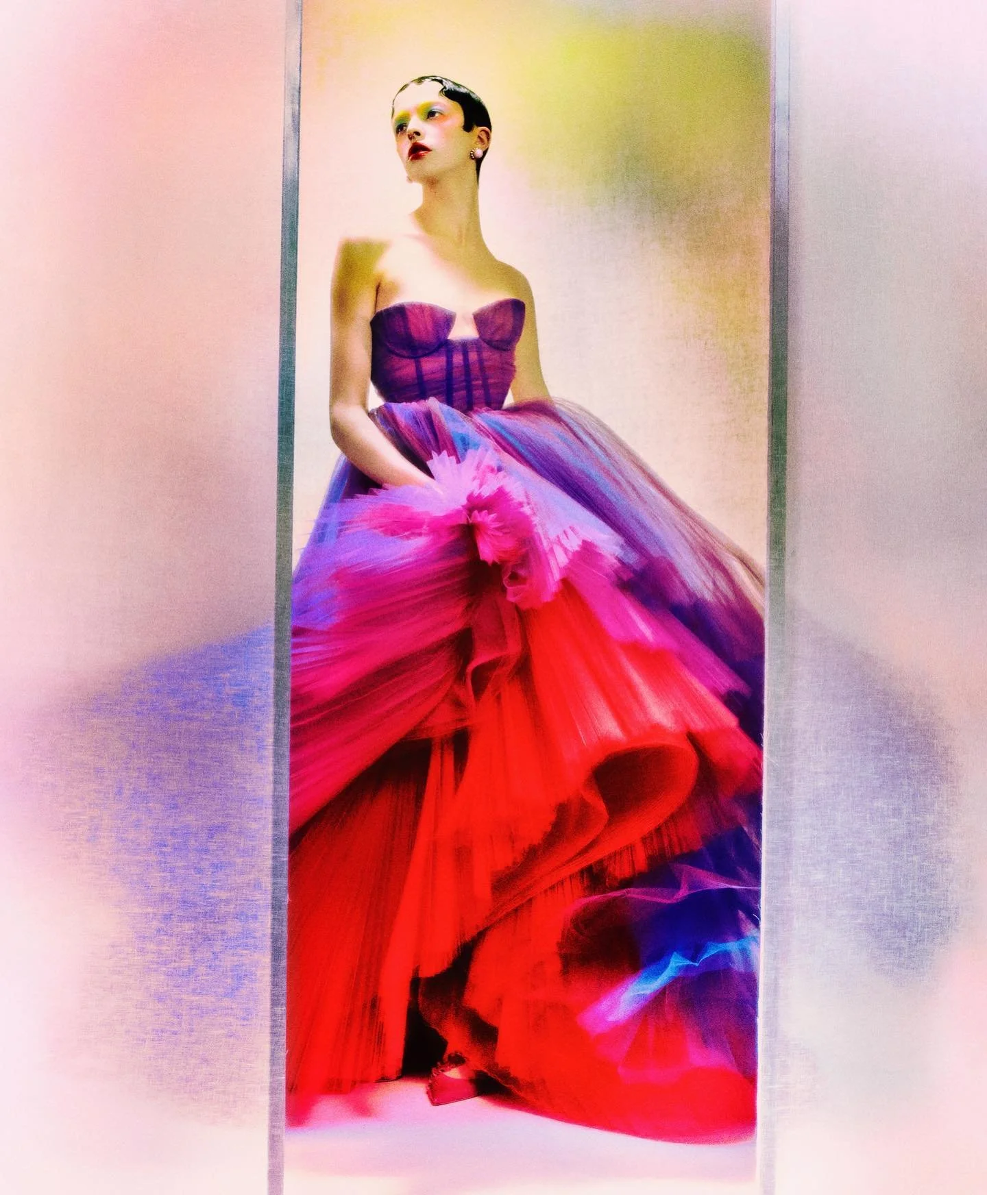 Elizaveta Porodina's 'Dreamscape' Carolina Herrera Fall 2022 — Anne of ...