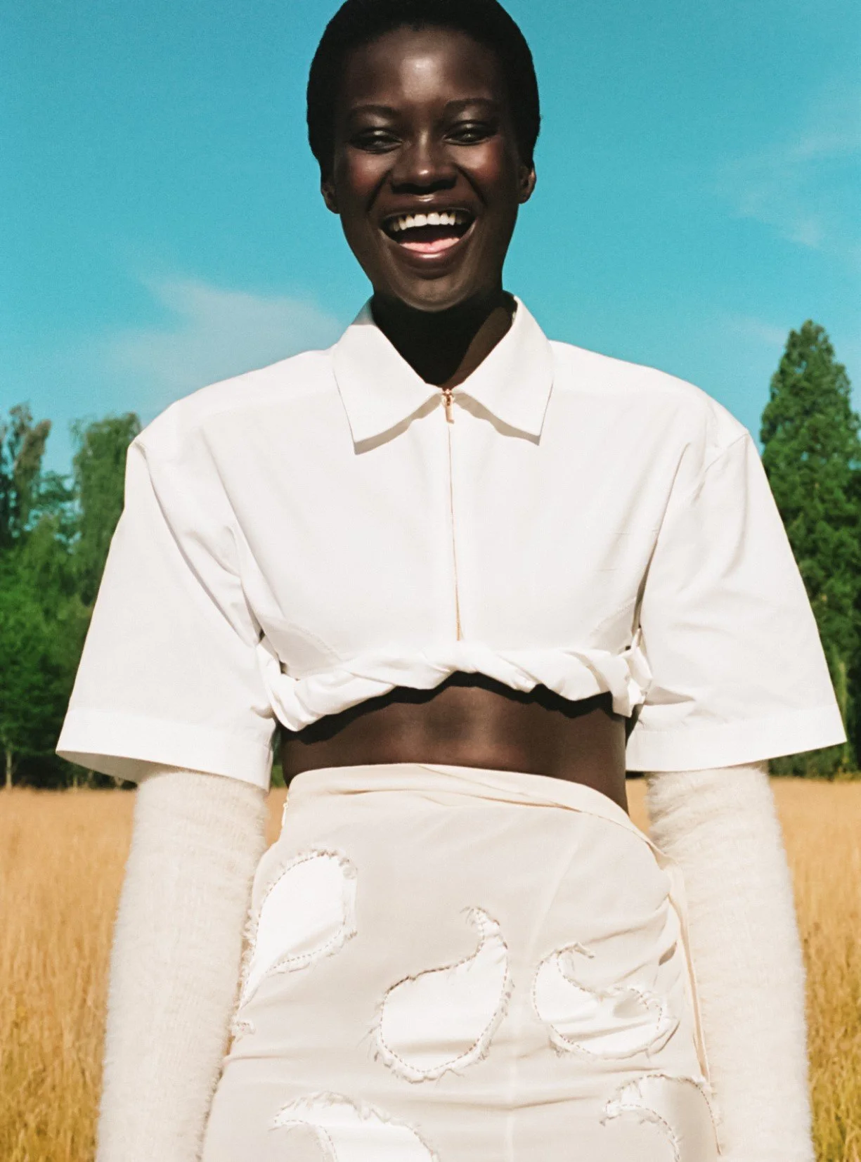 Fatou Jobe in 'Days of Heaven' for Harper's Bazaar UK October — Anne of ...