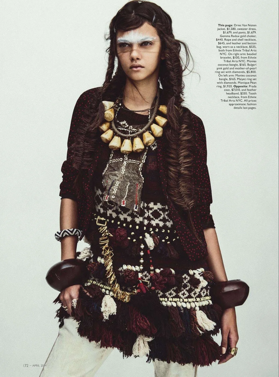 Marina Nery In 'Tomorrow's Tribe', Lensed By Sebastian Kim for Vogue ...