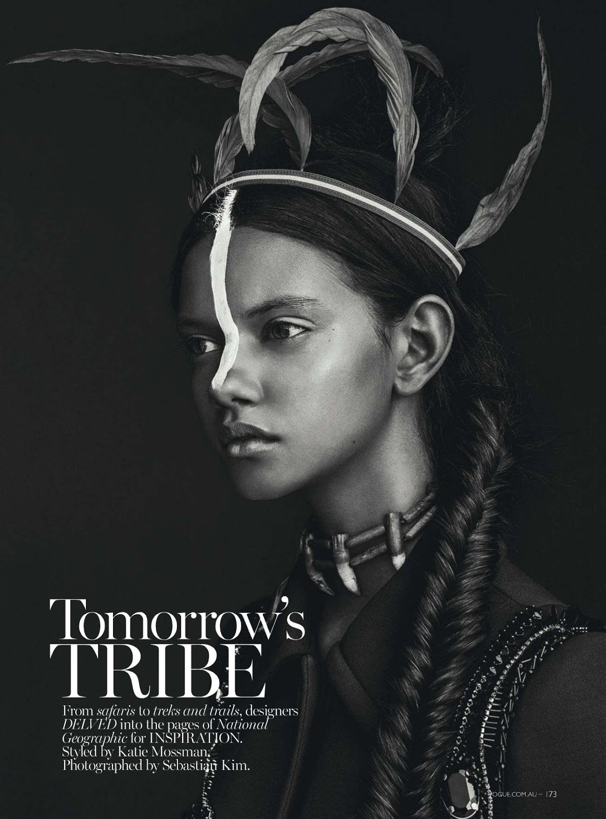 Marina Nery In 'Tomorrow's Tribe', Lensed By Sebastian Kim for Vogue ...