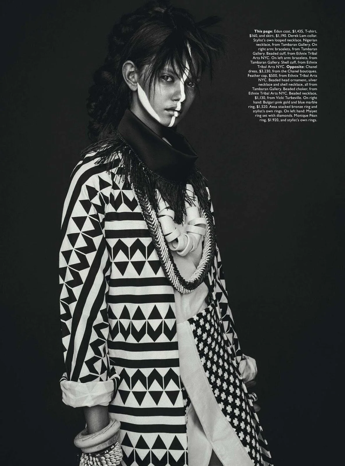 Marina Nery In 'Tomorrow's Tribe', Lensed By Sebastian Kim for Vogue ...