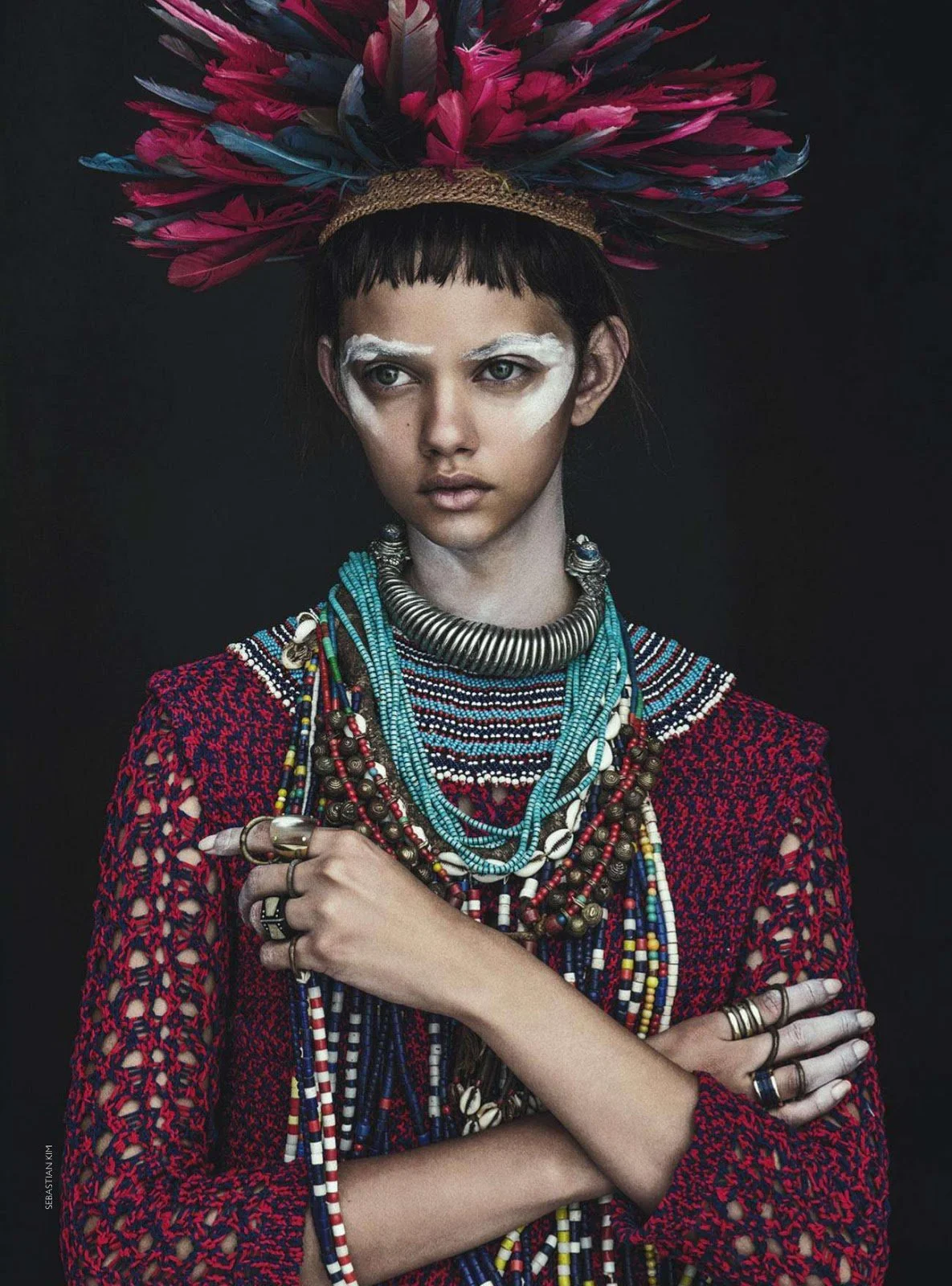Marina Nery In 'Tomorrow's Tribe', Lensed By Sebastian Kim for Vogue ...