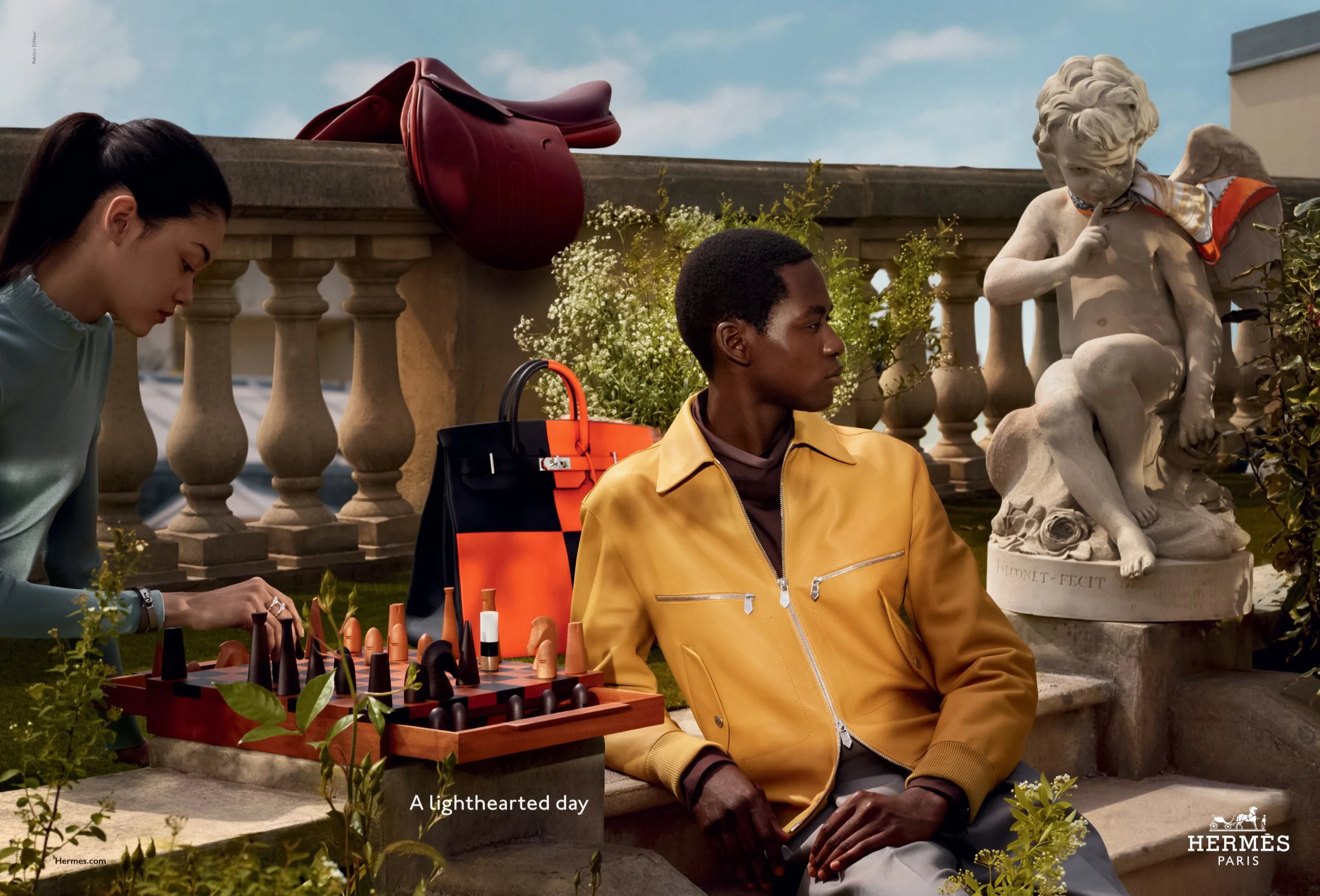 Lara Mullen, Mika Schneider in Hermes FW 2022 Campaign — Anne of ...