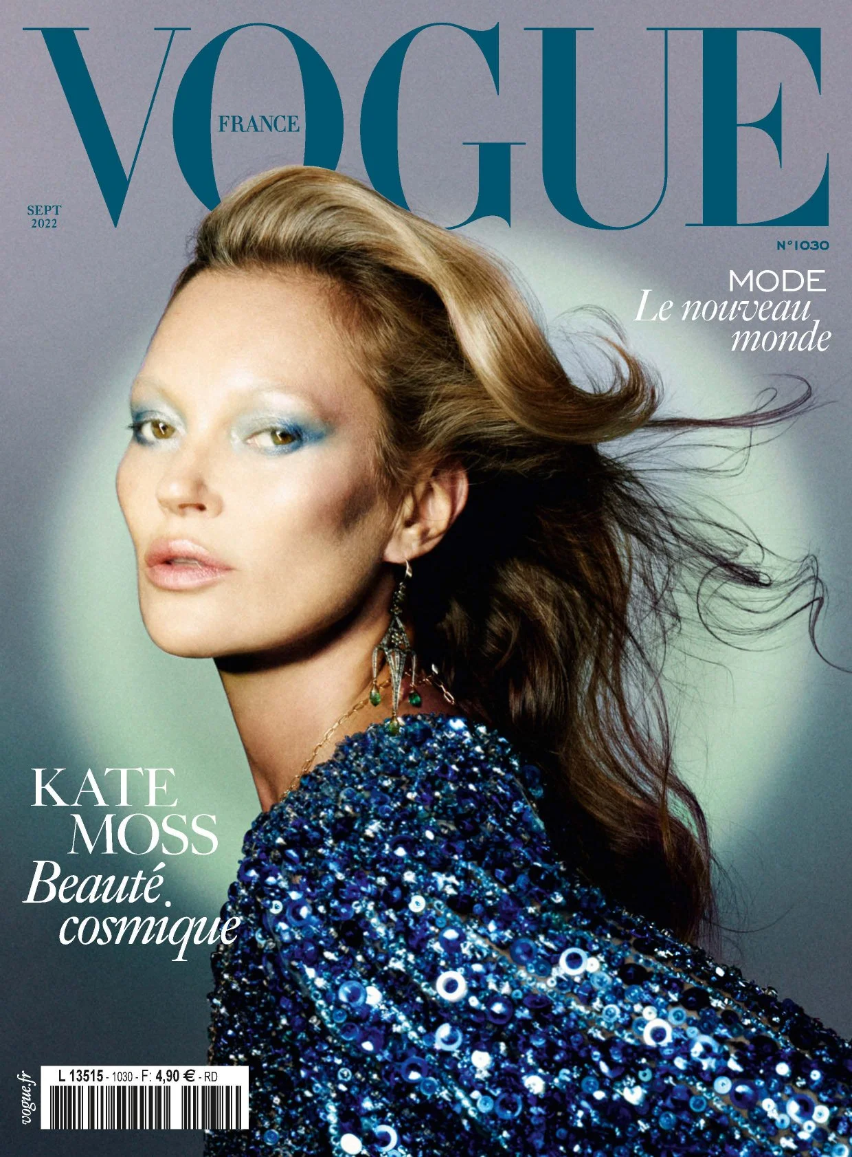 Kate Moss Launches Cosmoss in Vogue France September — Anne of Carversville