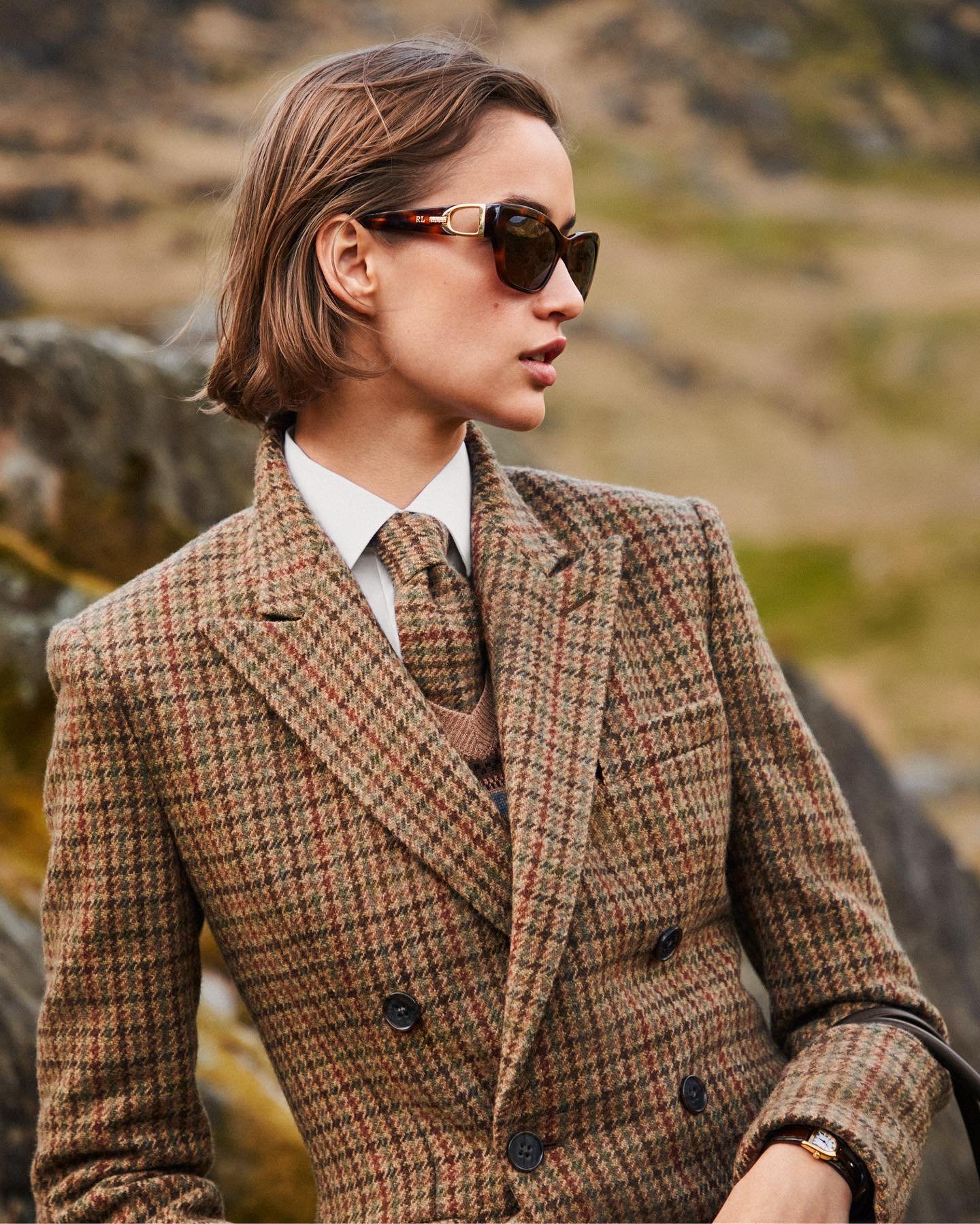 Ralph Lauren Purple Fall 2022 Campaign with Grace Elizabeth — Anne of ...