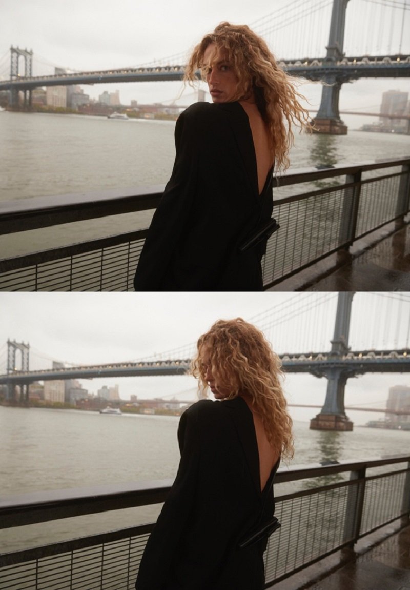 Hannah Ferguson in NYC by David Roemer ELLE Germany 2022 — Anne of ...
